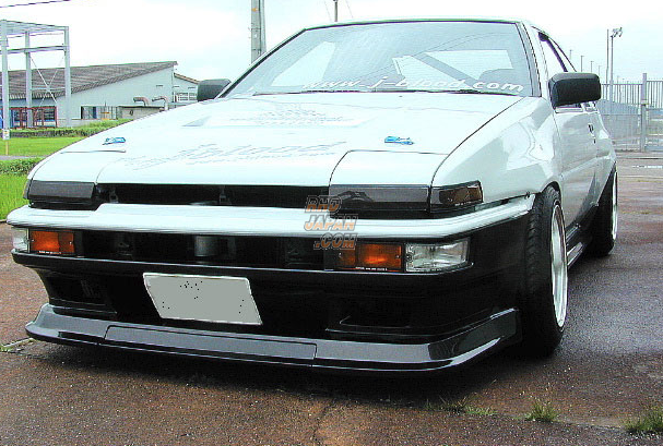 J-Blood Front Lip Spoiler Soft FRP - AE86 Trueno Kouki - RHDJapan