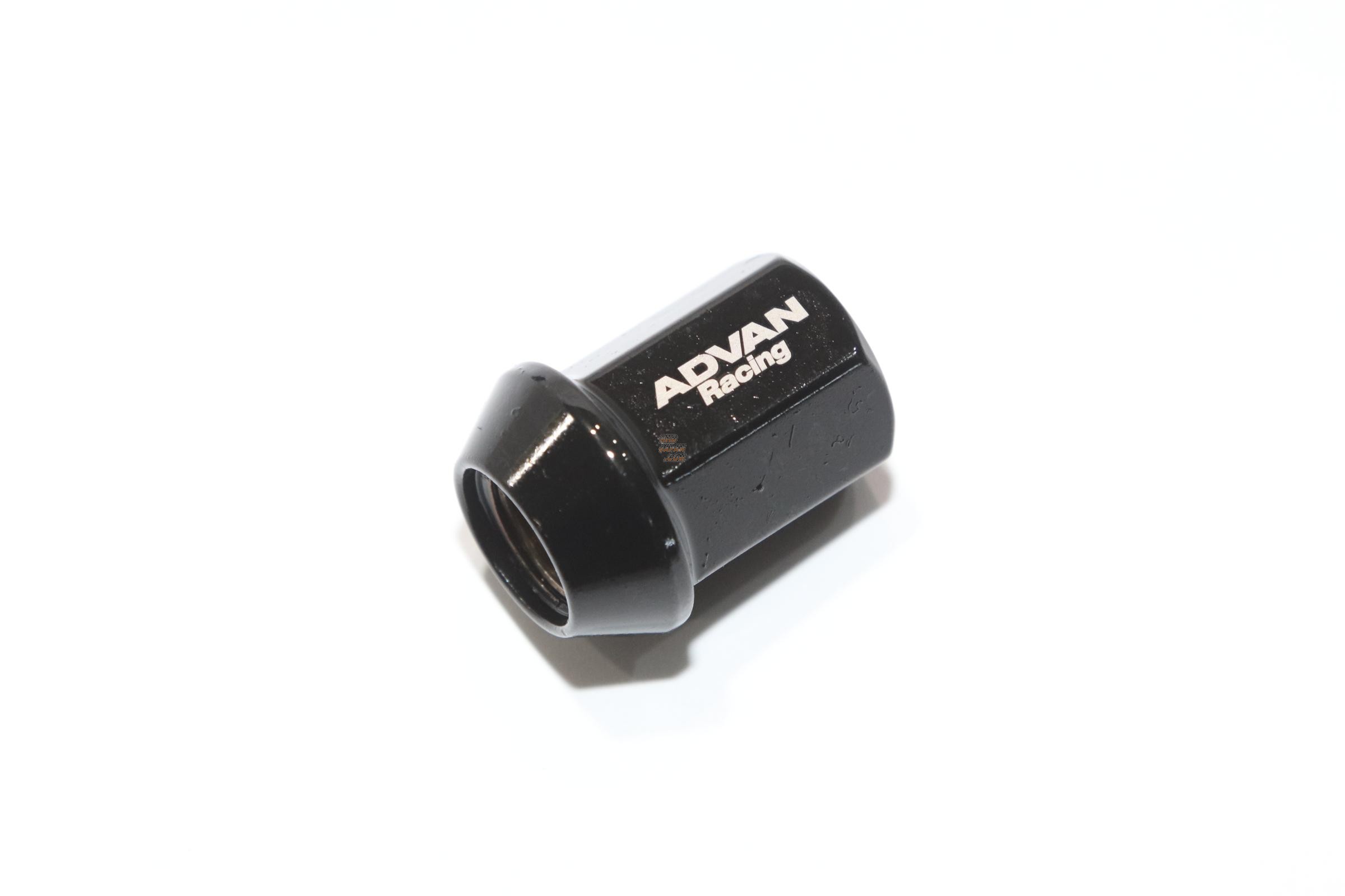 Advan Racing 17 HEX 40mm Racing Nut Set Black Short Type - M12X1.25 ...