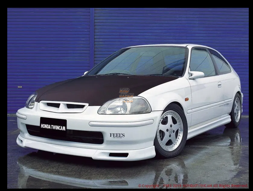 Feel's - Honda Twincam Lightweight Bonnet FRP - EK9 - RHDJapan