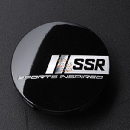 SSR Aluminum Center Cap Flat A-Type - Black - RHDJapan