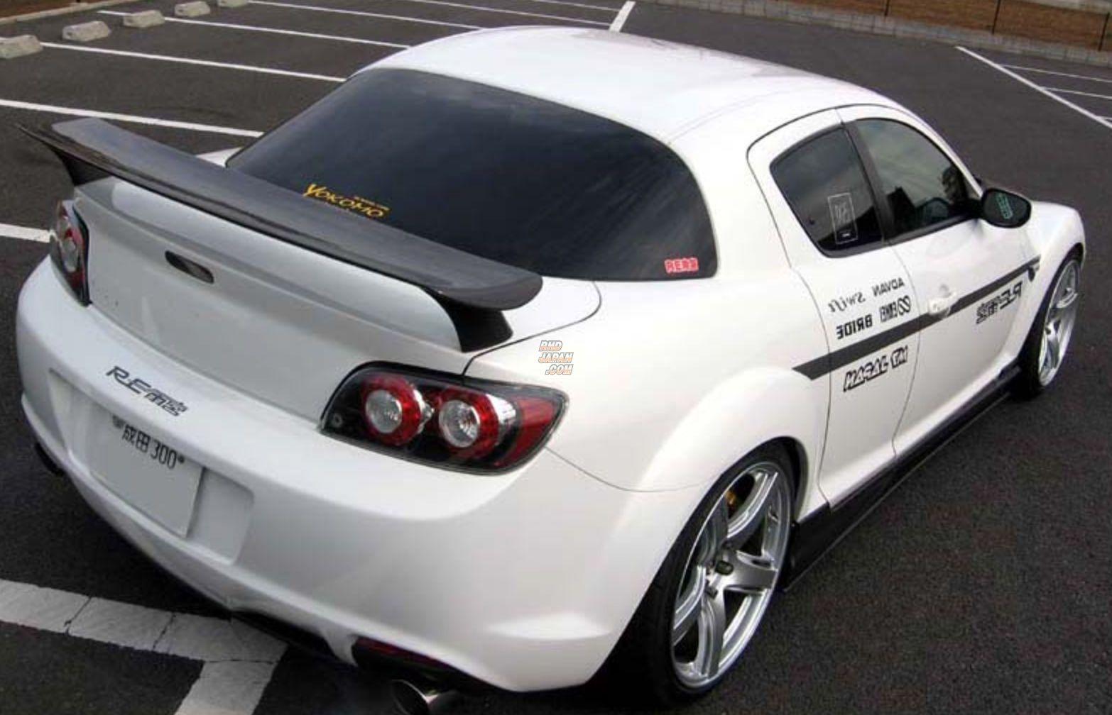 RE-Amemiya AD Eight Rear Wing RS Spoiler FRP - RX-8 SE3P - RHDJapan