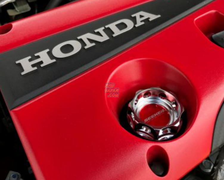 Seeker Ultra Light Weight Oil Filler Cap Shiny Silver - Civic Type-R ...
