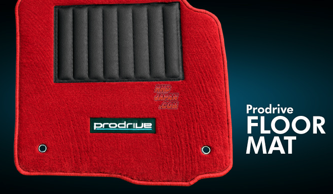 Prodrive Floor Mat Set Red - GD3 GD4 - RHDJapan