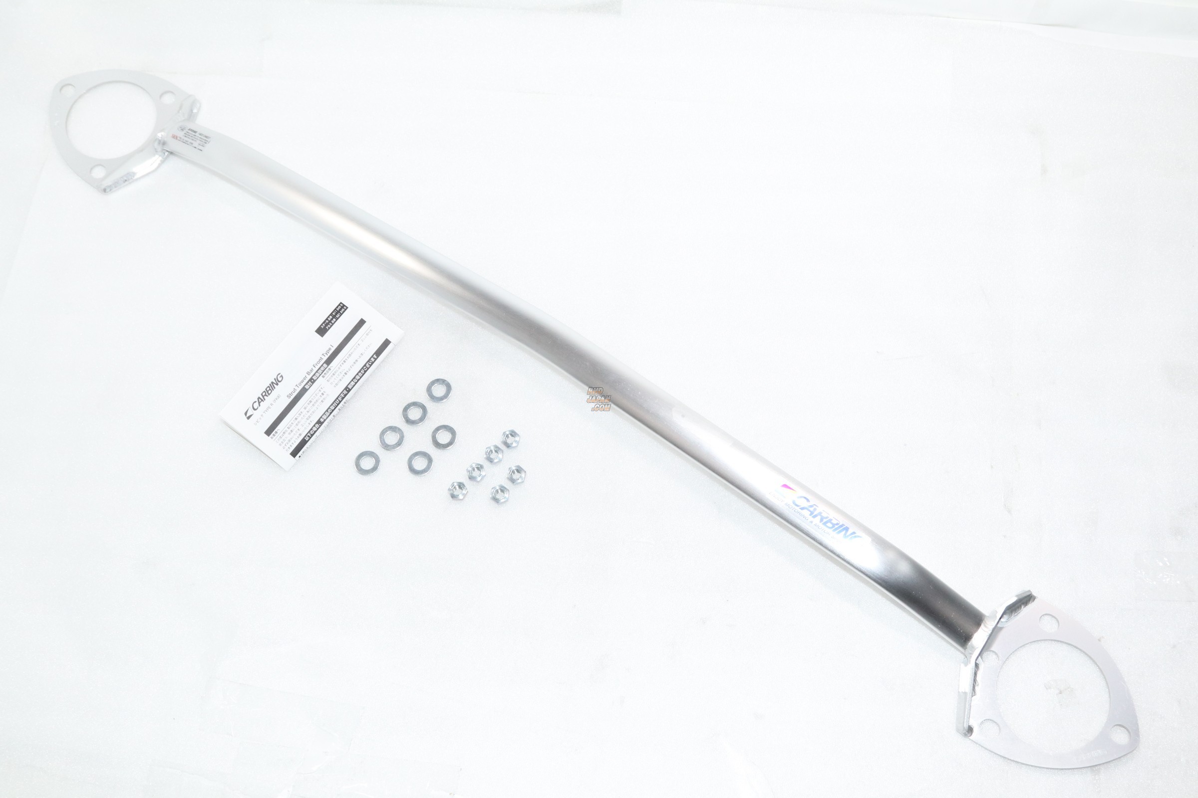 Okuyama Carbing Front Aluminum Strut Tower Bar Type I RHD - Civic Type ...