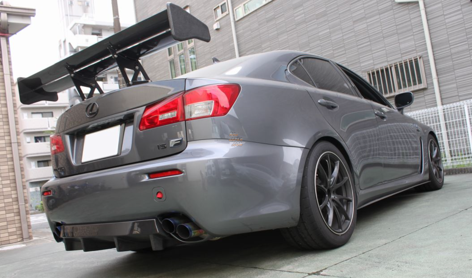 LEMS Rear Under Diffuser Dry Carbon Fiber with Clear Coating - Lexus IS ...