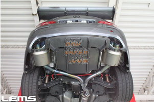 LEMS Rear Under Diffuser Dry Carbon Fiber with Clear Coating - Lexus IS ...