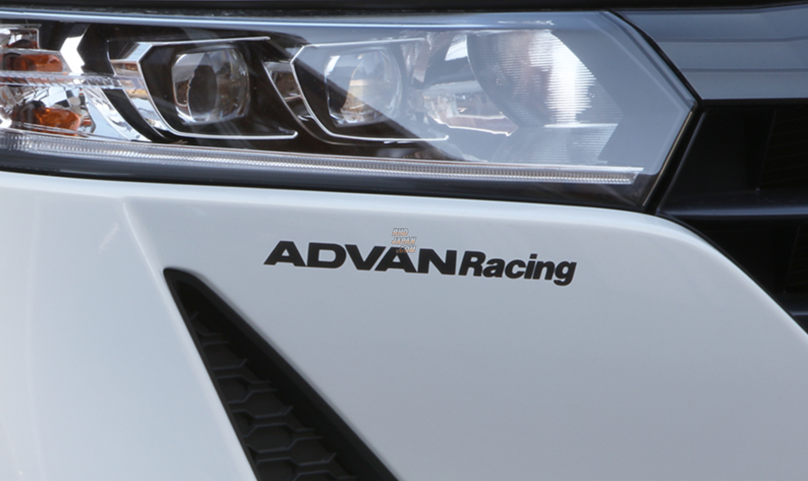 Advan Brand Logo Sticker Sheet Set - Advan Racing GT Black - RHDJapan
