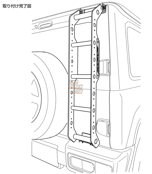 IPF EXP Series Rear Ladder - Jimny JB64W Jimny Sierra JB74W - RHDJapan