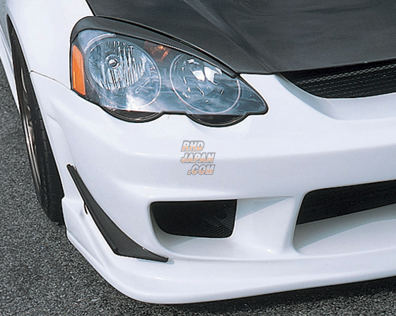 ings N-SPEC Front Bumper Canard Set Carbon Fiber Plain Weave - Integra ...
