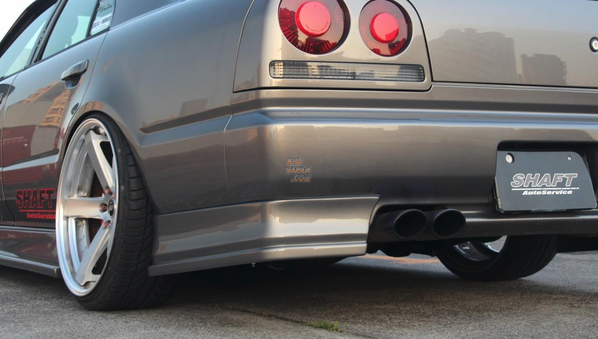 Shaft AutoService Rear Under Spoiler Type A - Skyline R34 4 Door - RHDJapan