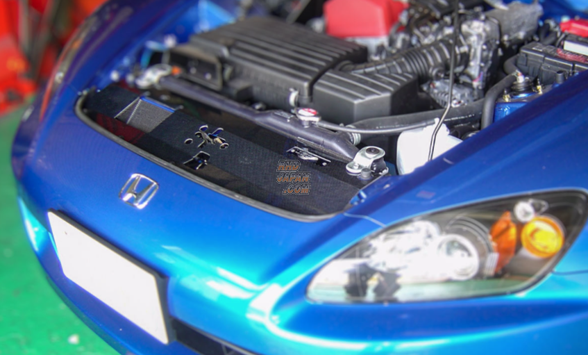 Okuyama Carbing Carbon Radiator Cooling Plate - S2000 AP1 AP2 - RHDJapan