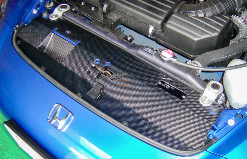 Okuyama Carbing Carbon Radiator Cooling Plate - S2000 AP1 AP2 - RHDJapan