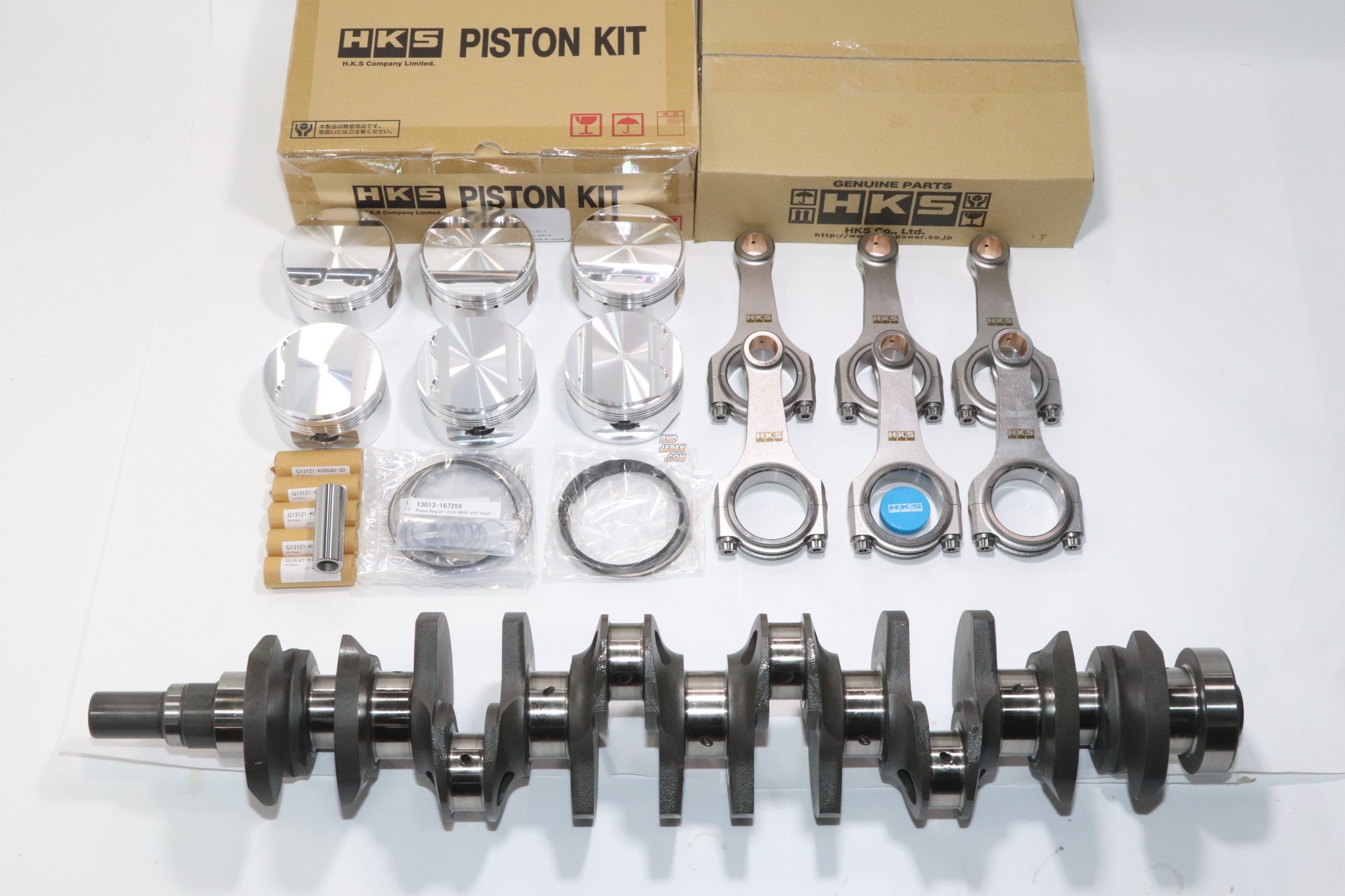 HKS Capacity Upgrade Kit 2.8L Step 2 Full Kit - BNR32 BCNR33 BNR34 - RHDJapan
