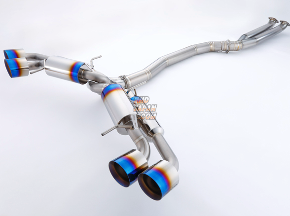 RH9 100mm Full Titanium Muffler Exhaust System - GT-R R35 - RHDJapan