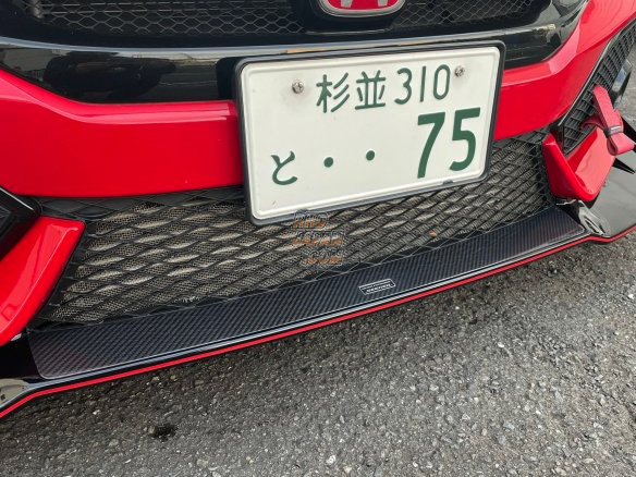 Seeker Front Lip Wing Spoiler FRP - Civic Type-R FK8 - RHDJapan