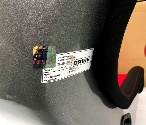 Cusco X BRIDE Collaboration Series ZETA IV+C Low Max Full Bucket Seat ...