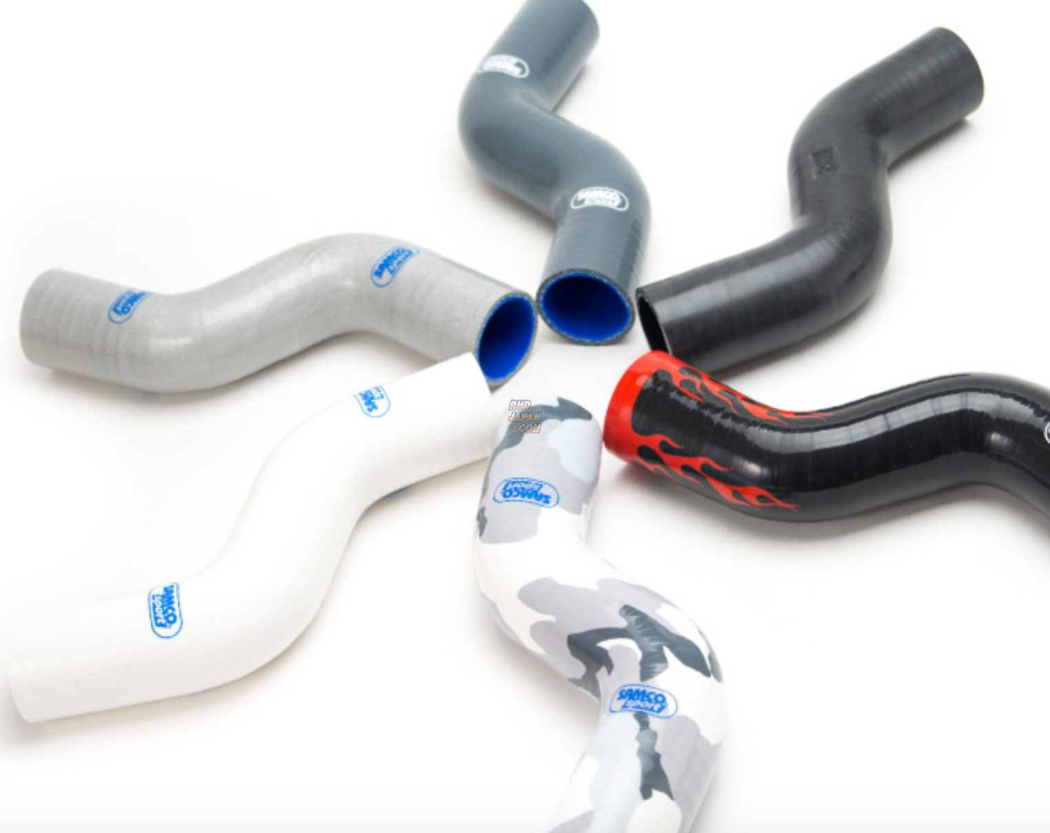 Samco Radiator Coolant Hose Kit Option Color Matt Black - Altezza SXE10 ...