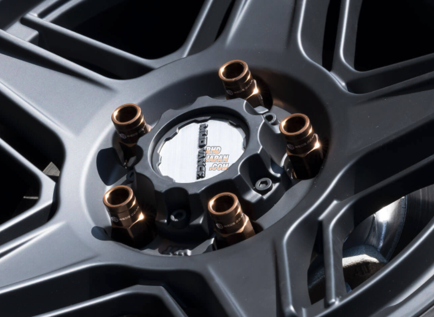 Weds Gear Red Label Alumi Long Nut Lug Type Black - M12x1.5 - RHDJapan