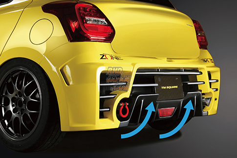 TM Square Rear Bumper Spoiler - Swift Sport ZC33S - RHDJapan