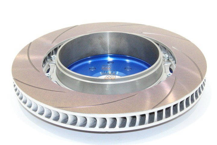 Endless Racing Curving Slit 2pc Brake Rotor Front Blue Alumite Right ...