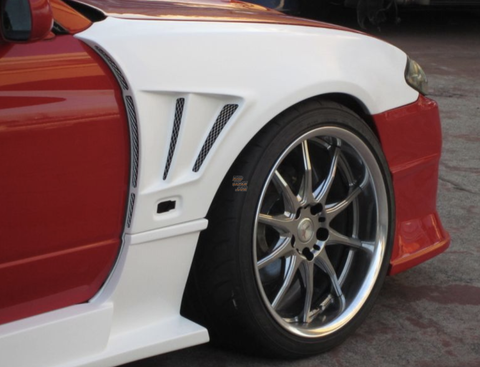 Car Modify Wonder Glare GT Front Wide Fenders 50mm - Silvia S15 - RHDJapan