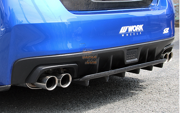 Charge Speed Bottomline Rear Under Plate for OEM Bumper Carbon - WRX ...