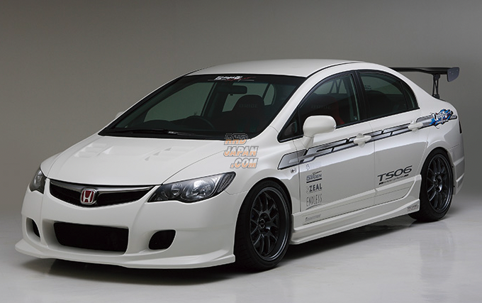 ings N-SPEC Rear Bumper FRP - Civic FD2 Type-R - RHDJapan