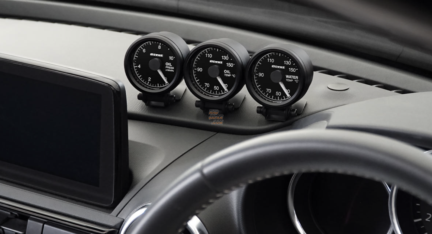 Pivot GT Gauge 52 Tachometer - Sensor Type White Illumination - RHDJapan