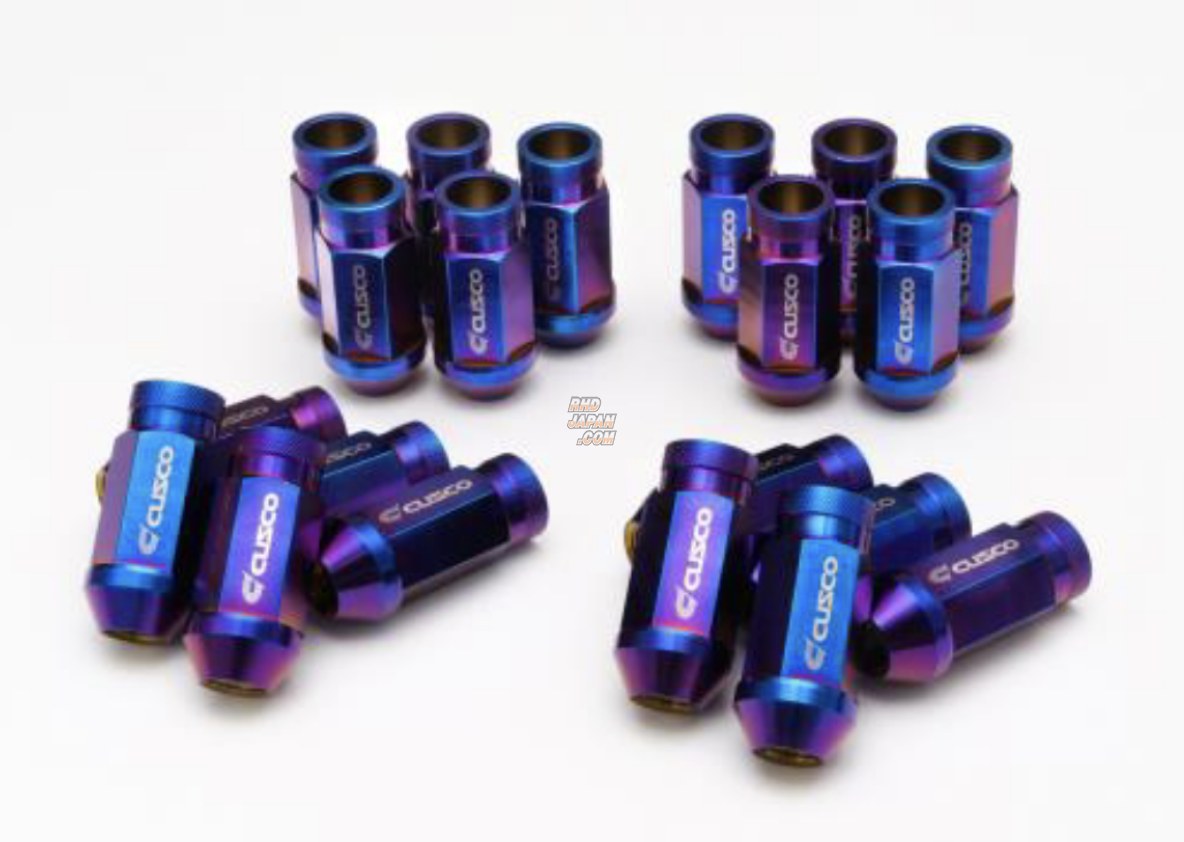 Cusco Titanium Racing Wheel Nut Set - 20pcs M12xP1.5 - RHDJapan