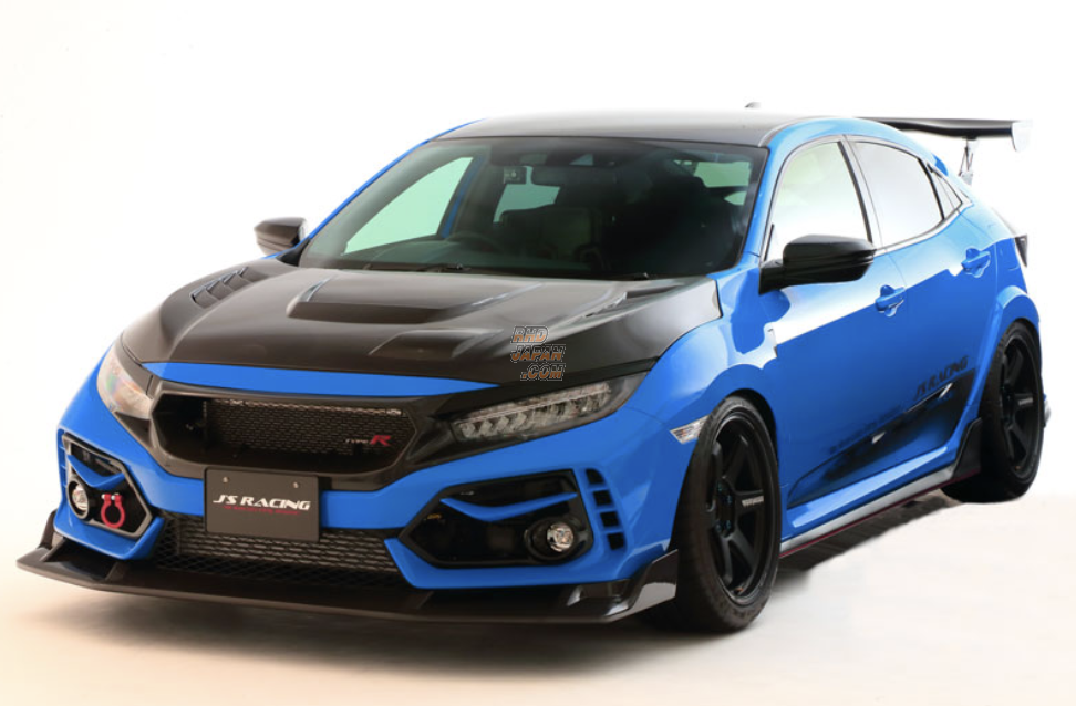 J's Racing Front Wing Spoiler Type-S Carbon Fiber - Civic Type-R FK8 ...