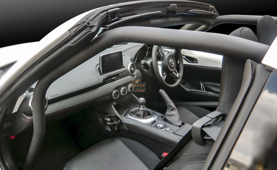 Okuyama Dash Roll Bar 6-Point + Mighty Bar Black - Roadster RF NDERC ...