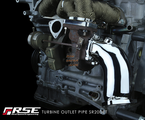 RSE Turbine Outlet Pipe - S13 S14 S15 SR20DET - RHDJapan