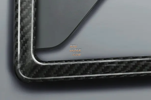 TRD GR Parts Carbon Number Frame - Front - RHDJapan