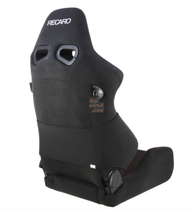 7-Wood Recaro Back Rest Side Cover - SR-6 FK Black Double Red Stitch ...