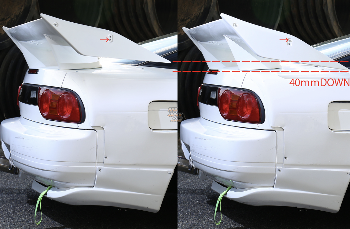 326 Power ManRiki Plus Rear Wing Trunk Spoiler - Normal Type HI-1 Mount ...