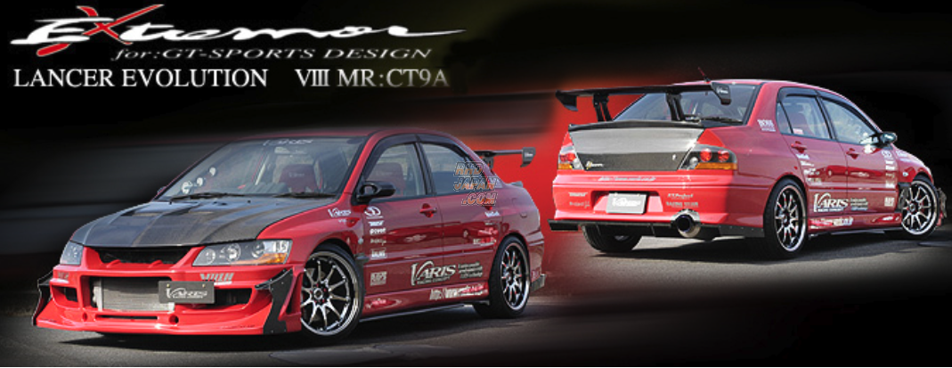 Varis Extremor Aero GT Front Fender Set - Lancer Evolution CT9A Lancer ...