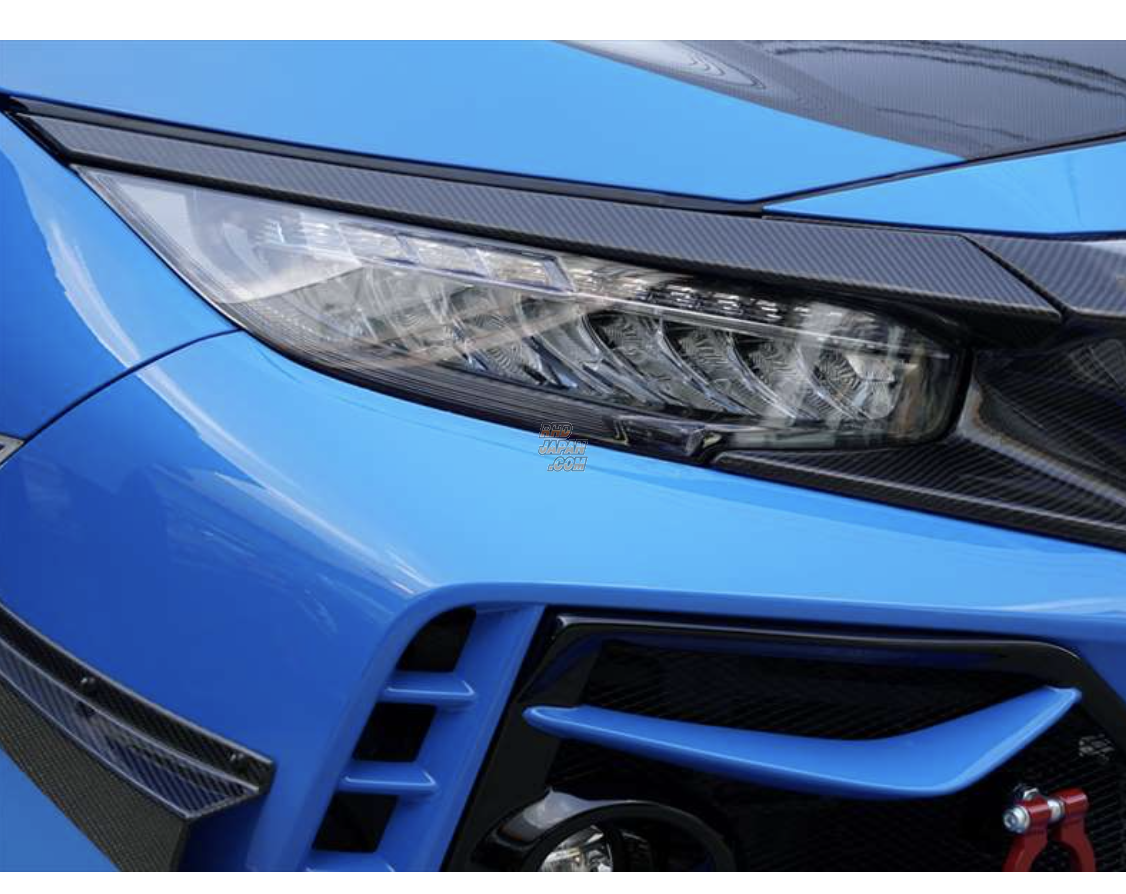 J's Racing Type R Front Sport Grille Extension Carbon Fiber - Civic ...