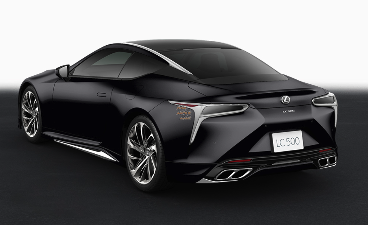 Modellista Aero Parts Rear Skirt & Tail End Finisher Set Unpainted - Lexus LC500 URZ100 LC500h ...