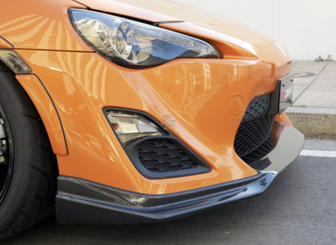 Zele Performance Lip Spoiler Option Front Diffuser Carbon Fiber - 86 ...