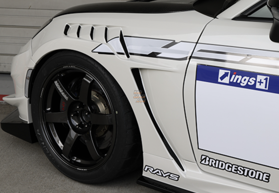 ings N-Spec Wide Aero Fender Kit Front FRP - BRZ ZD8 GR86 ZN8 - RHDJapan