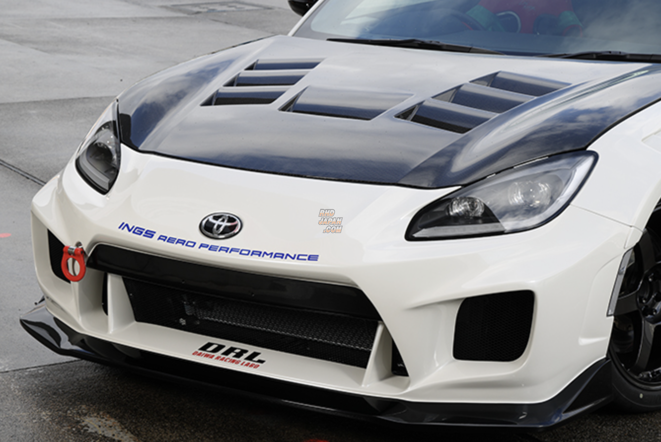 ings N-Spec Aero Bonnet Carbon Fiber- BRZ ZD8 GR86 ZN8 - RHDJapan