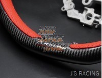 J's Racing Sports Steering Wheel Carbon / Air Leather with Carbon ...