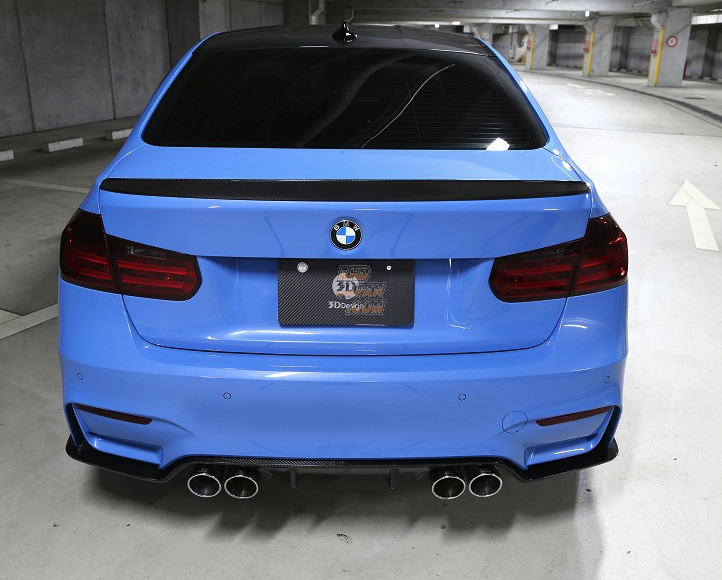 3D Design Rear Diffuser Dry Carbon Fiber - BMW M3 F80 M4 F82 - RHDJapan