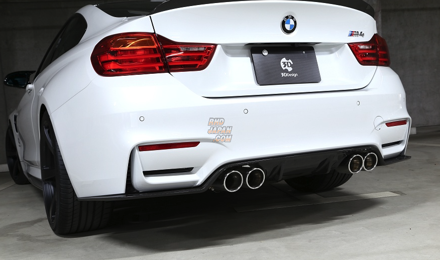 3D Design Rear Diffuser Dry Carbon Fiber - BMW M3 F80 M4 F82 - RHDJapan