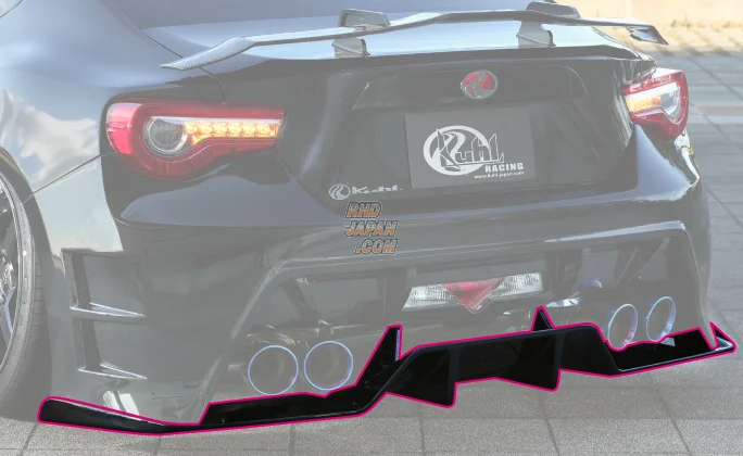 Kuhl Racing Version 1 01R-GT Rear Under Diffuser Version 2 FRP Primer ...