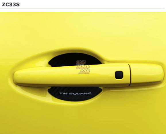 TM Square Door Handle Protector Set - Swift Sport ZC31S ZC32S ZC33S - RHDJapan