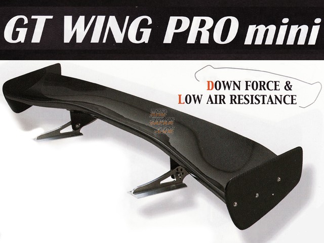 Sard GT Wing Pro Mini 1510mm Carbon - Plain Weave - RHDJapan