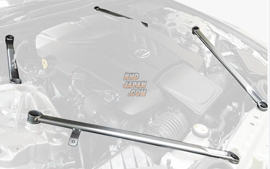 TOM'S Upper Performance Rod Set Front - Lexus LC500 URZ100 - RHDJapan