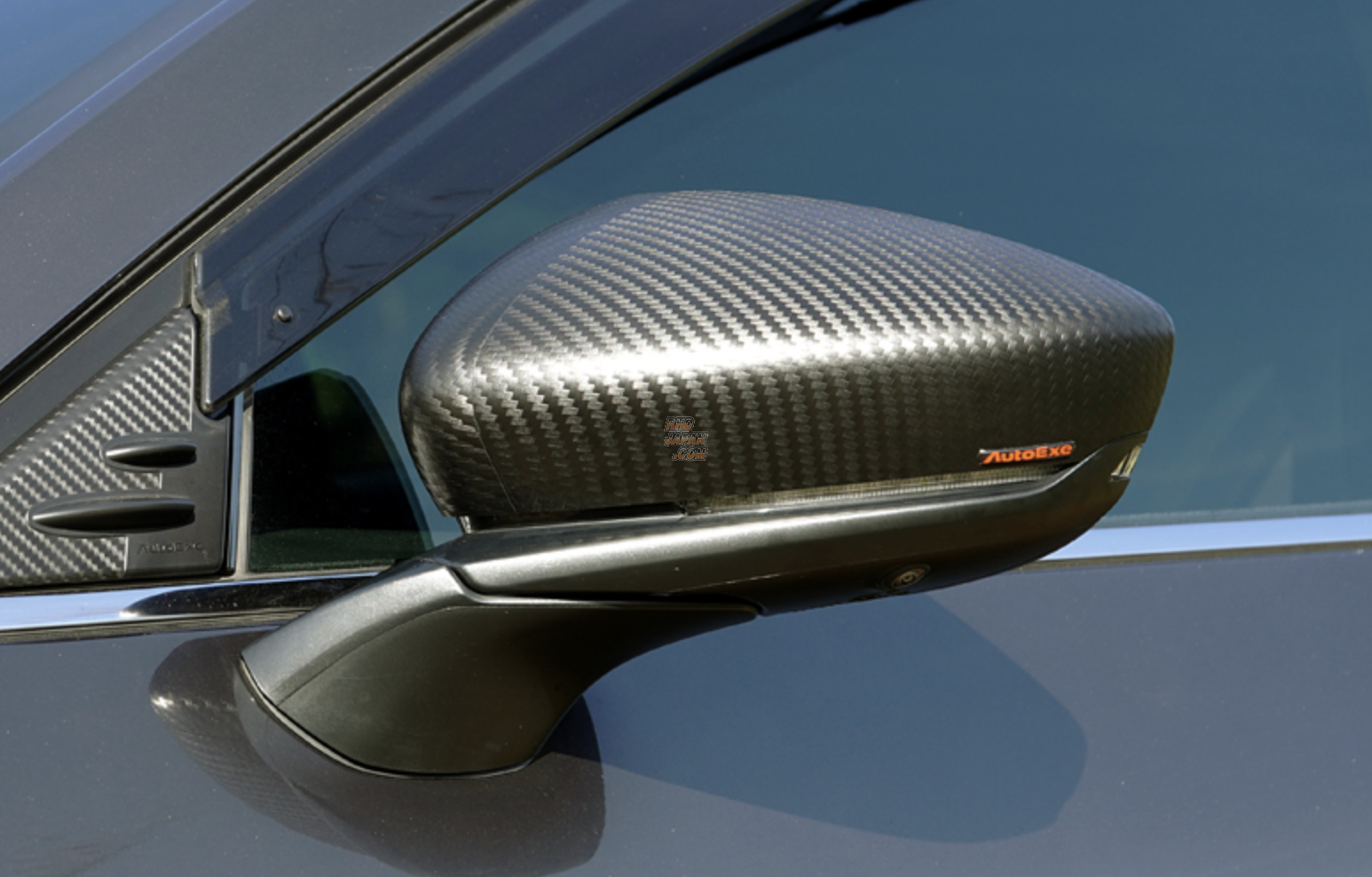 AutoExe BP-06S / BP-07 Styling Kit Carbon A Pillar Garnish Set - Mazda3 Fastback / Sedan - RHDJapan