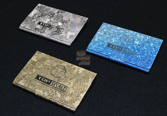 Top Secret Titanium Card Case - Silver Titanium - RHDJapan